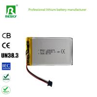 China Lithium Cell 804070 3.7v 3000mAh 11.1wh Rechargeable Lipo Li-polymer Battery For Speaker for sale