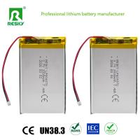 China 654060 3.7v 2000mAh Low Discharge Rate Lithium Polymer Battery Cell with 500 Cycles for Animal GPS Tracker for sale