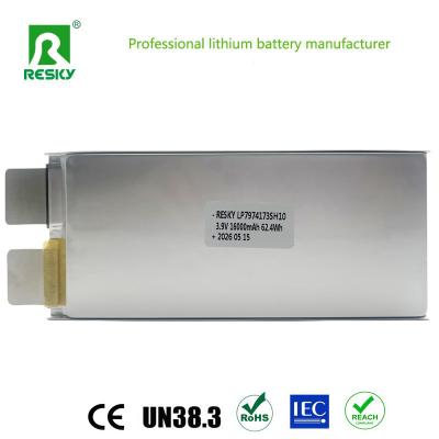 China Semi-solid Lithium Battery 3.9V 16000mAh 300wh/kg High Voltage LiPo Battery for RC Drones and UAVs for sale