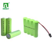 China OEM ODM Ni-MH Battery Pack 4.8V 1800mAh 500 Cycles Rechargeable AA Battery Pack for Electric Meter for sale
