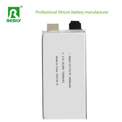 China Rechargeable RC Lithium Polymer Battery 3.7V 16000mAh with 5C Discharge Rate for Drones and Boats for sale