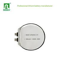 China Round Lipo Battery Cell 50350 3.7v 500mAh 1.85wh Rechargeable Lithium Polymer Batteries for sale