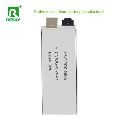 China RC Lipo Battery 9059156 3.7V 8000mAh 29.6Wh 35C High Rate Lithium Polymer Battery Pack For Rc Racing Boat for sale