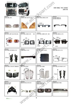 China HINO 700 Truck Spare Parts accesories body parts for sale