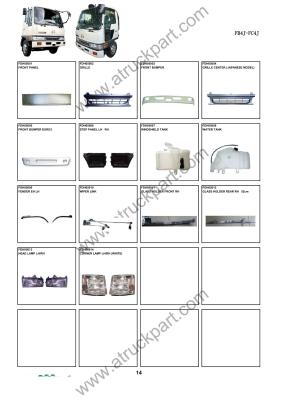 China HINO FB4J FC4J Truck Spare Parts accesories body parts for sale