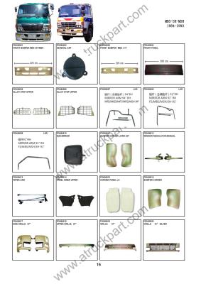 China HINO MBS SH MSH Truck Spare Parts accesories body parts for sale