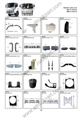 China ISUZU NPR150 2009 700P Truck Spare Parts accesories body parts for sale