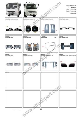 China FUSO FM1524 FM65F Truck Spare Parts accesories body parts for sale