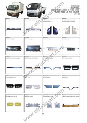 China FUSO FE647 FB511 Truck Spare Parts accesories body parts for sale