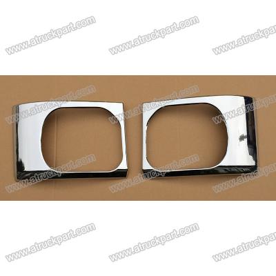 China Chrome Head Lamp Case For ISUZU NPR 150 NQR 175 NMR 130 NLR 130 Truck Spare Body Parts for sale