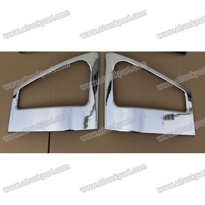 China Chrome Corner Lamp Case For ISUZU NPR 150 NQR 175 NMR 130 NLR 130 Truck Spare Body Parts for sale