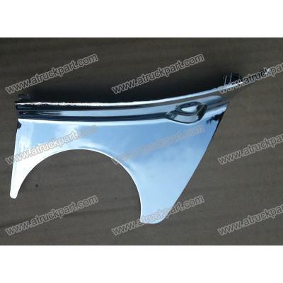 China Chrome Corner Panel Garnish For ISUZU NQR NKR 150 600P Truck Spare Body Parts for sale