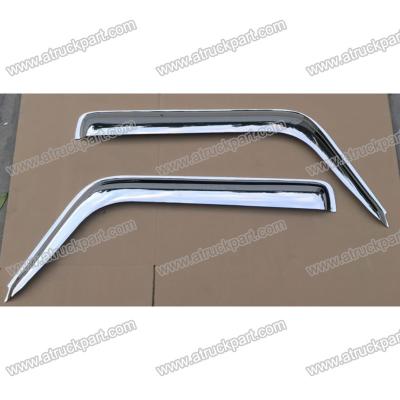 China Chrome Paint Visor For ISUZU NPR 120 100P Truck Spare Body Parts for sale
