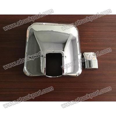 China Chrome mirror cover 25*25cm For ISUZU GIGA/HINO MEGA HINO PROFIA HINO FM3M Truck Parts for sale