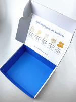 China White Corrugated Mailing Box Hot Stamping Rectangular Folding Carton Cardboard Gift Packaging for sale
