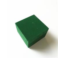 China Oem Green Velvet Jewelry Box With LED Light Earring Box Packaging for sale