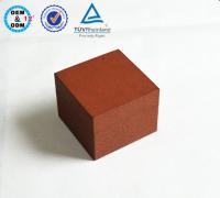China Retro Plastic Jewelry Box Wooden Texture Paper Sliver Sticker Velvet Interior Jewelry Gift Packaging for sale