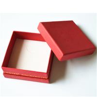 China Foam Insert Jewelry Paper Box Multifunctional Red Hat Box With Gold Foil Logo for sale