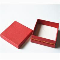 China Foam Insert Jewelry Paper Box Multifunctional Red Hat Box With Gold Foil Logo for sale