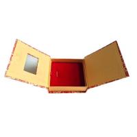 China Magnetic Closure Paper Jewelry Gift Boxes Twin Doors Opening Foam Velvet Insert for sale