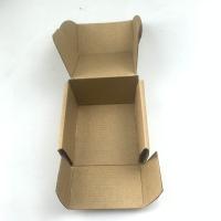 China Khaki Paper Jewelry Gift Boxes Foldale Corrugated Carton Cardboard Mailer for sale