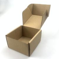 China Khaki Paper Jewelry Gift Boxes Foldale Corrugated Carton Cardboard Mailer for sale