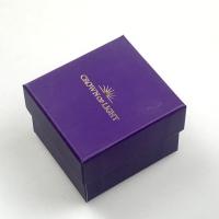 China Square Paper Ring Box Set For Jewelry Packaging Custom Logo Gold Foil for sale