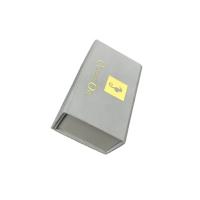 China Collapsible Paper Jewelry Gift Boxes With Foam Velvet Insert Gold Foil Logo for sale