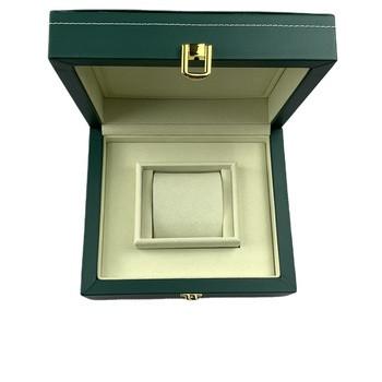 China Plastic Deluxe Jewelry Gift Boxes With Pearl Velvet Insert PU Leather Watch Box for sale