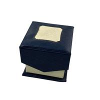 China Mix Color Texture Paper Ring Box With Foam Pillow Irregular Magnetic Closure for sale