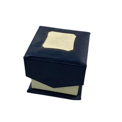 China Mix Color Texture Paper Ring Box With Foam Pillow Irregular Magnetic Closure for sale