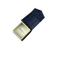 China Mix Color Texture Paper Ring Box With Foam Pillow Irregular Magnetic Closure for sale