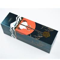 China Cardboard Make Up Gift Box Five Glaze Uv Full Plate Coated Paper Printing With Plastic Velvet Tray for sale