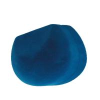 China CMYK Jewelry Packaging Boxes Sea Blue Unique Shape Velvet Foam Insert for sale