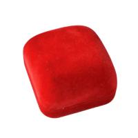 China Mini Velvet Ring Box Studs Ring Jewelry Display Storage Box For Birthday Wedding for sale