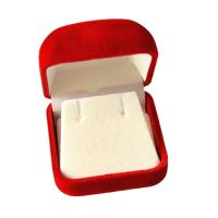 China Mini Velvet Ring Box Studs Ring Jewelry Display Storage Box For Birthday Wedding for sale
