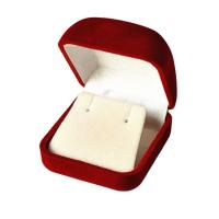 China Mini Velvet Ring Box Studs Ring Jewelry Display Storage Box For Birthday Wedding for sale