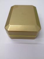 China Luxury LED Light Box Jewelry Box Octangle Necklace Stoving Varnish Box With Blue Light for sale