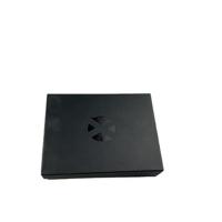 China Modern Paper Gift Hat Box Uv Coating Logo With Eva Black Velvet Insert for sale