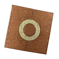 China Twin Doors Magnetic Button Gift Box Texture Paper With Separator Chocolate Box for sale