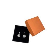 China Hat Box New Design Paper Gift Jewelry Box With Velvet Insert Earring Display for sale