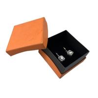 China Hat Box New Design Paper Gift Jewelry Box With Velvet Insert Earring Display for sale