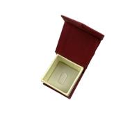 China Magnetic Closure Jewelry Paper Gift  Box  With Card Paper Velvet Insert Ring Box for sale