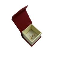 China Magnetic Closure Jewelry Paper Gift  Box  With Card Paper Velvet Insert Ring Box for sale