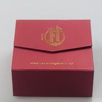 China Paper Gift Box Red Square Gold Foil VelVet Insert Bangle Letter Magnetic Lid For Gift Packaging for sale