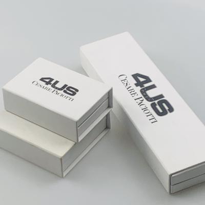 China White Drawer Paper Gift Packaging Box Custom Logo Printed Bangle Jewelry Set Box for sale