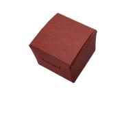 China Custom color Paper Jewelry Gift Boxes Folder With Foam Velvet Insert Ring Box Packaging for sale