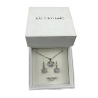 China Modern Paper Jewelry Hat Box With Foam Velvet Insert Multiple Pendant Ring Gift Box for sale