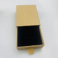 China Khaki Kraft Paper Gift Packaging Box DIY Drawer For Jewelry Cosmetic Storage for sale