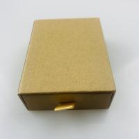 China Khaki Kraft Paper Gift Packaging Box DIY Drawer For Jewelry Cosmetic Storage for sale